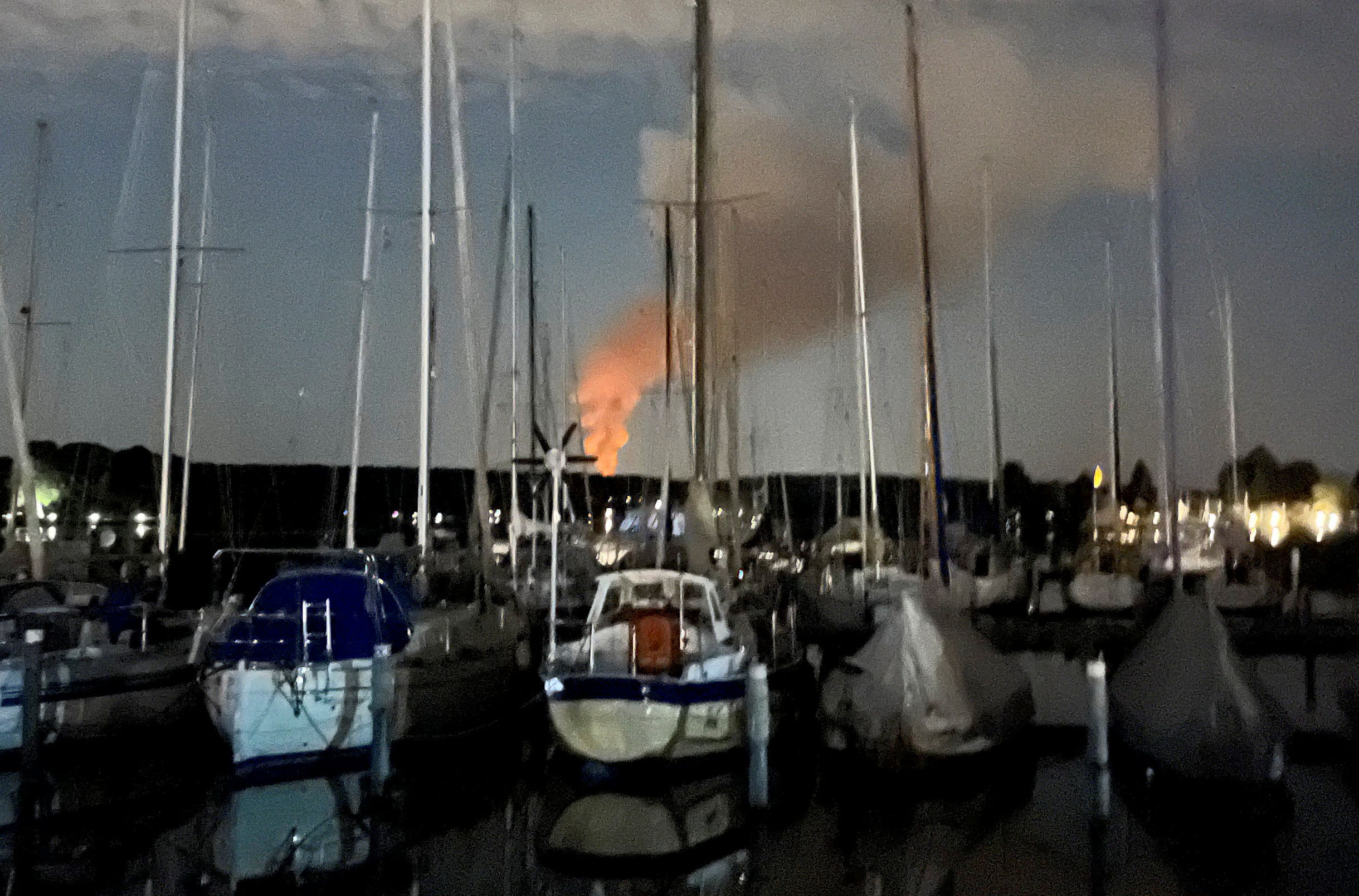 Firefighters battle out-of-control blaze at Berlin ammunitions dump ...