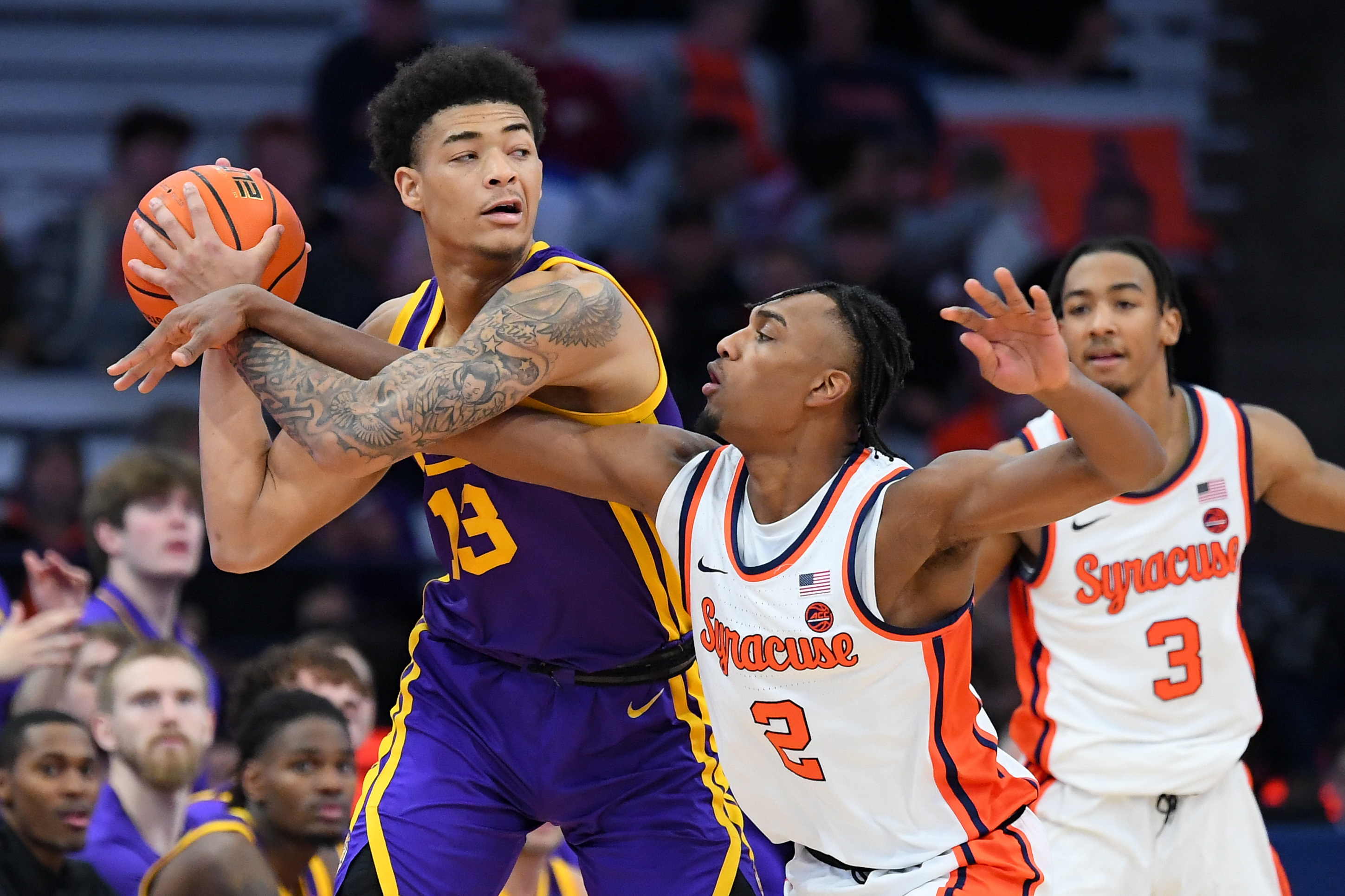 Syracuse crushes LSU on Judah Mintz's career night | Reuters