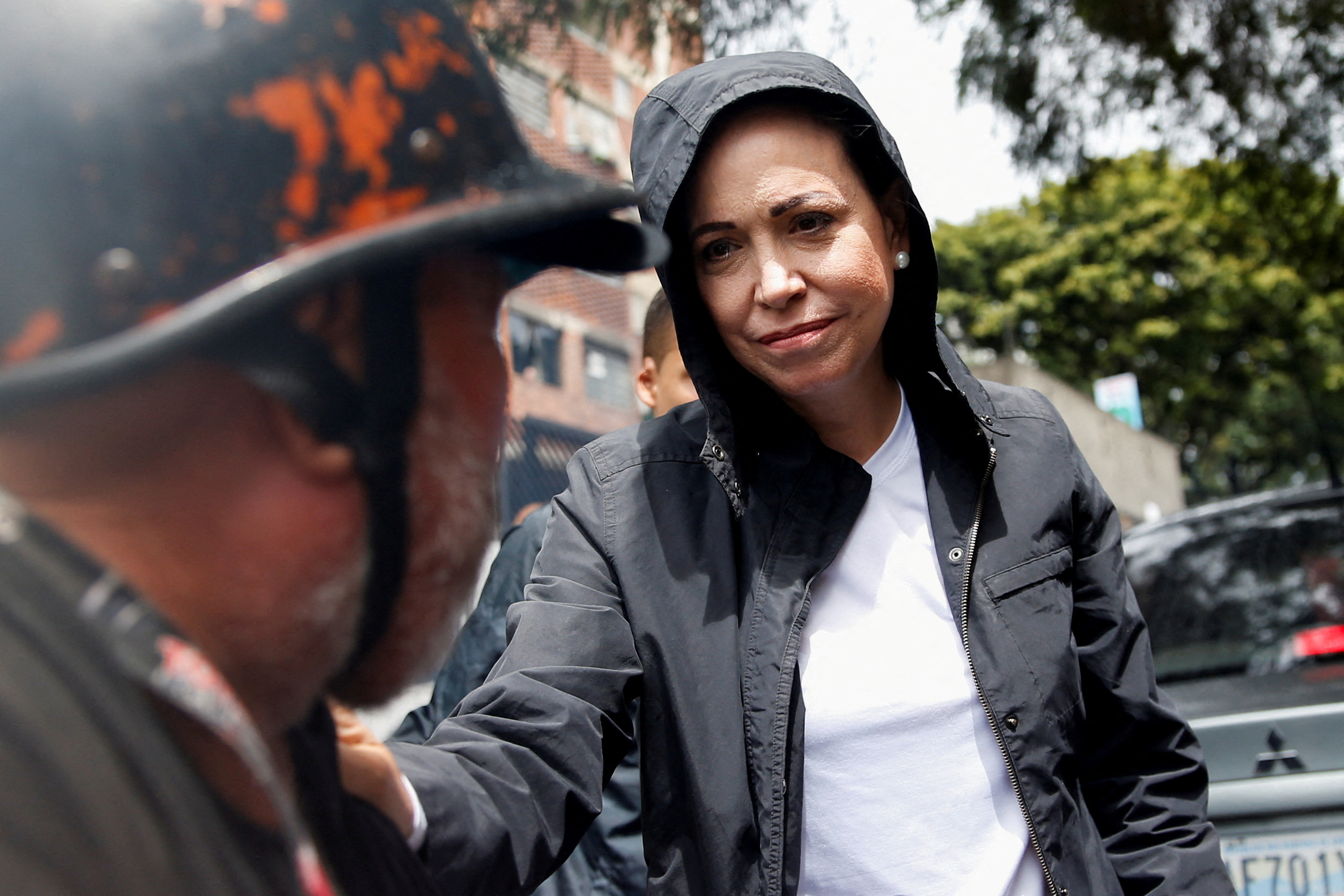 Venezuela primary favorite Machado carries on campaigning despite ban ...