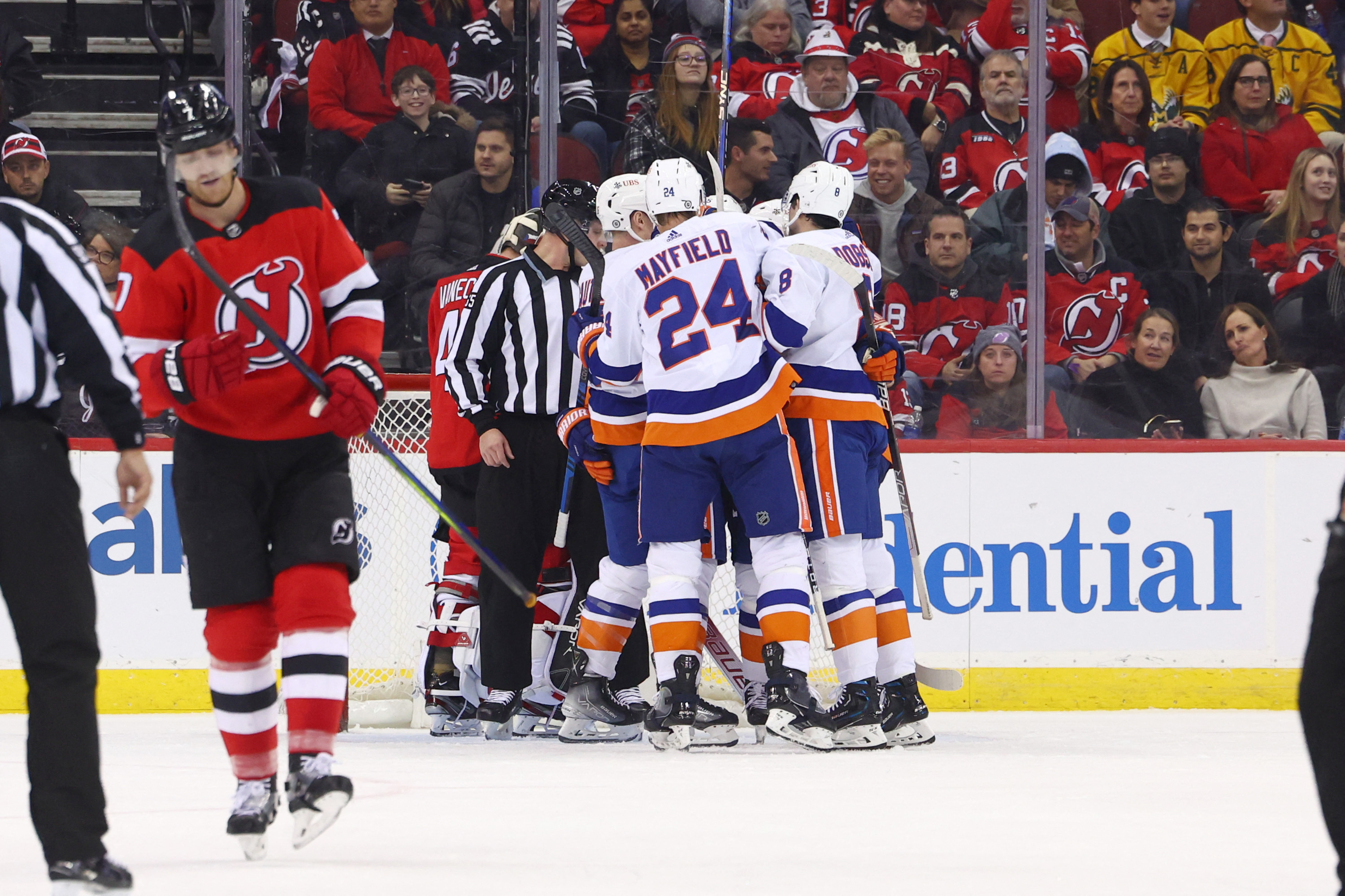 Devils score three times in third period to stun Islanders | Reuters