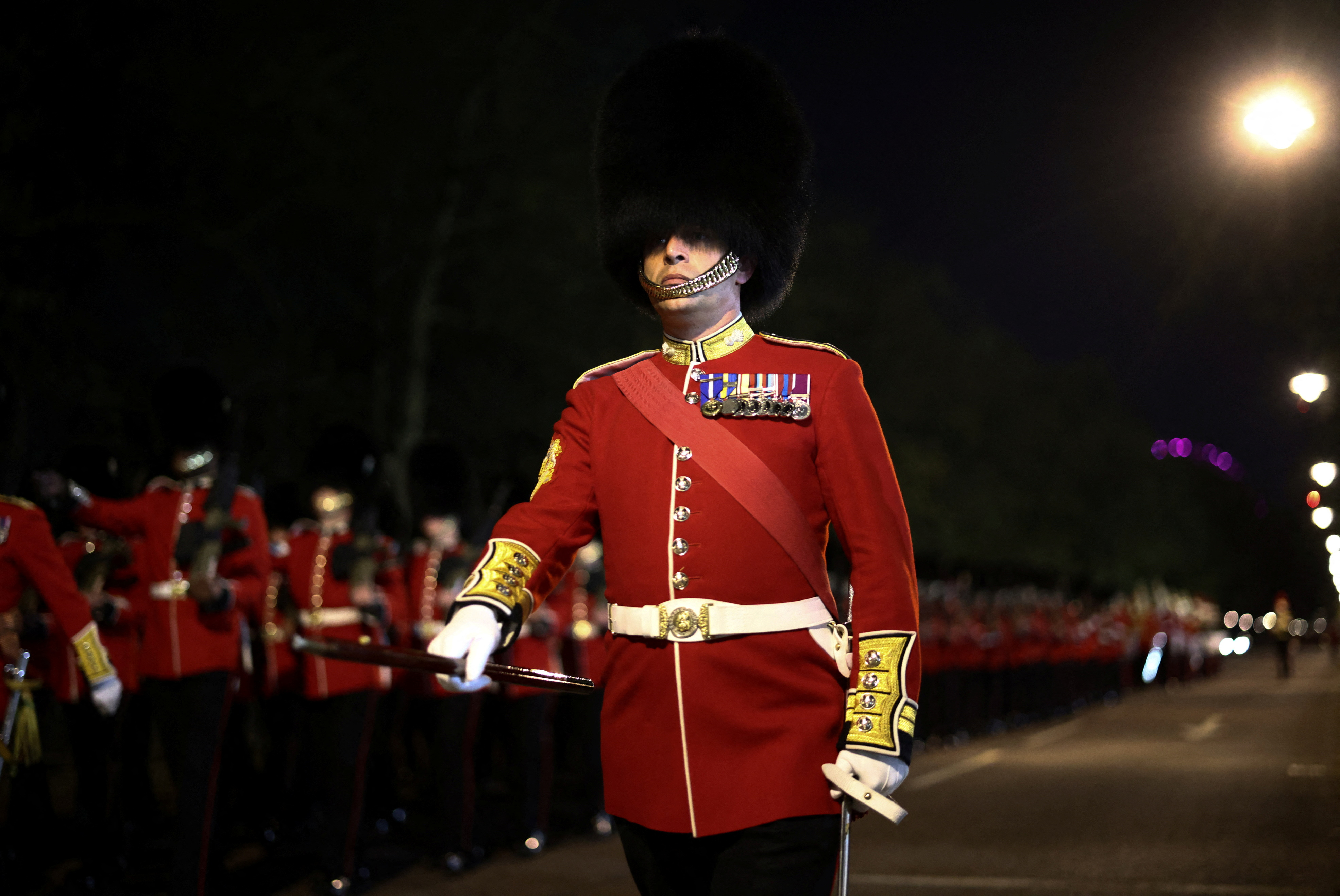 Coronation sneak peek during overnight rehearsal - May 3, 2023 | Reuters