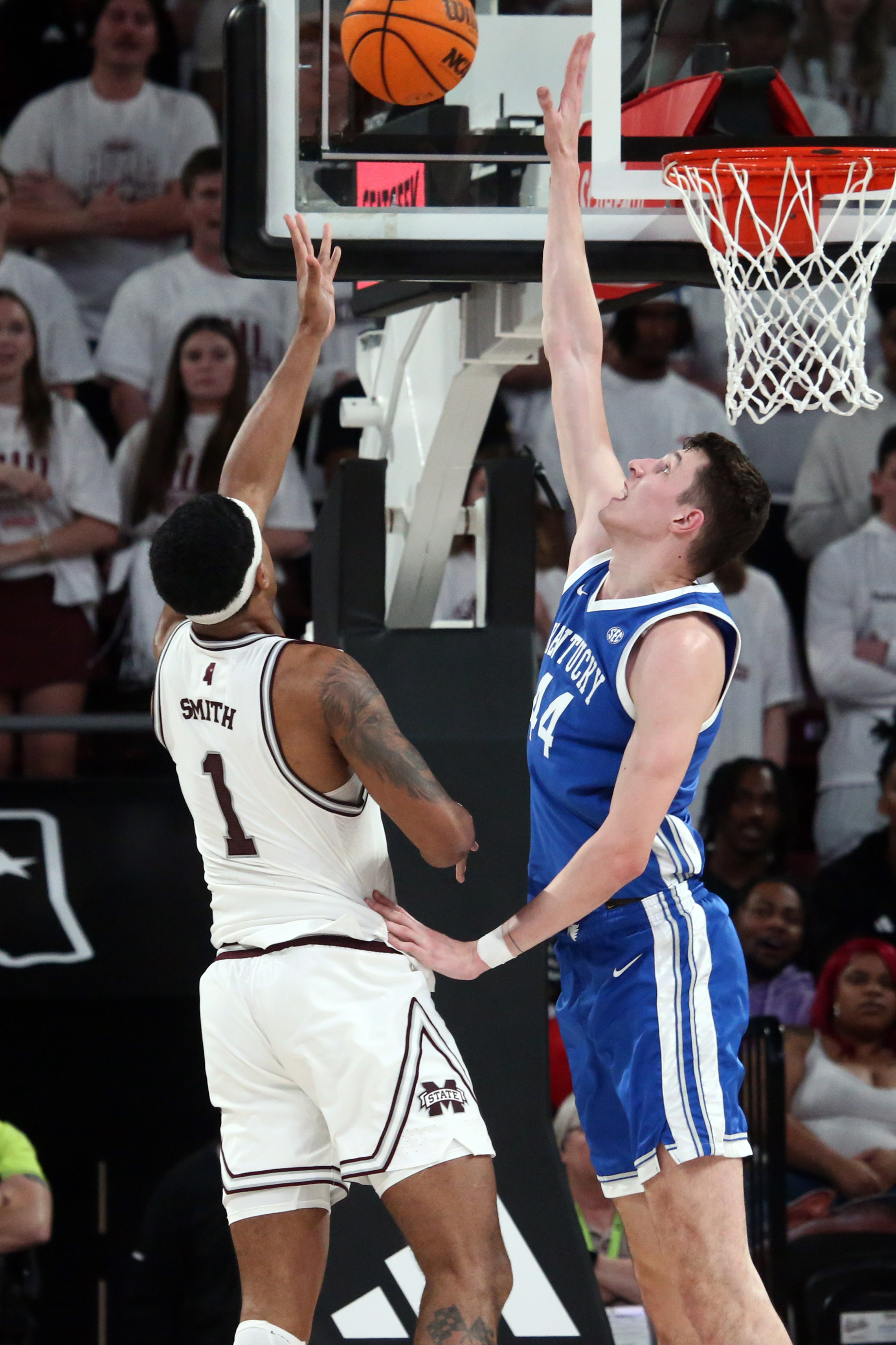 Reed Sheppard's heroics lift No. 16 Kentucky over Mississippi State ...