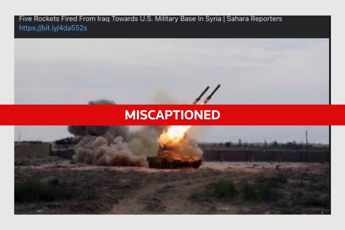 Fact Check: Old photo of missiles falsely linked to April 21 Iraqi ...