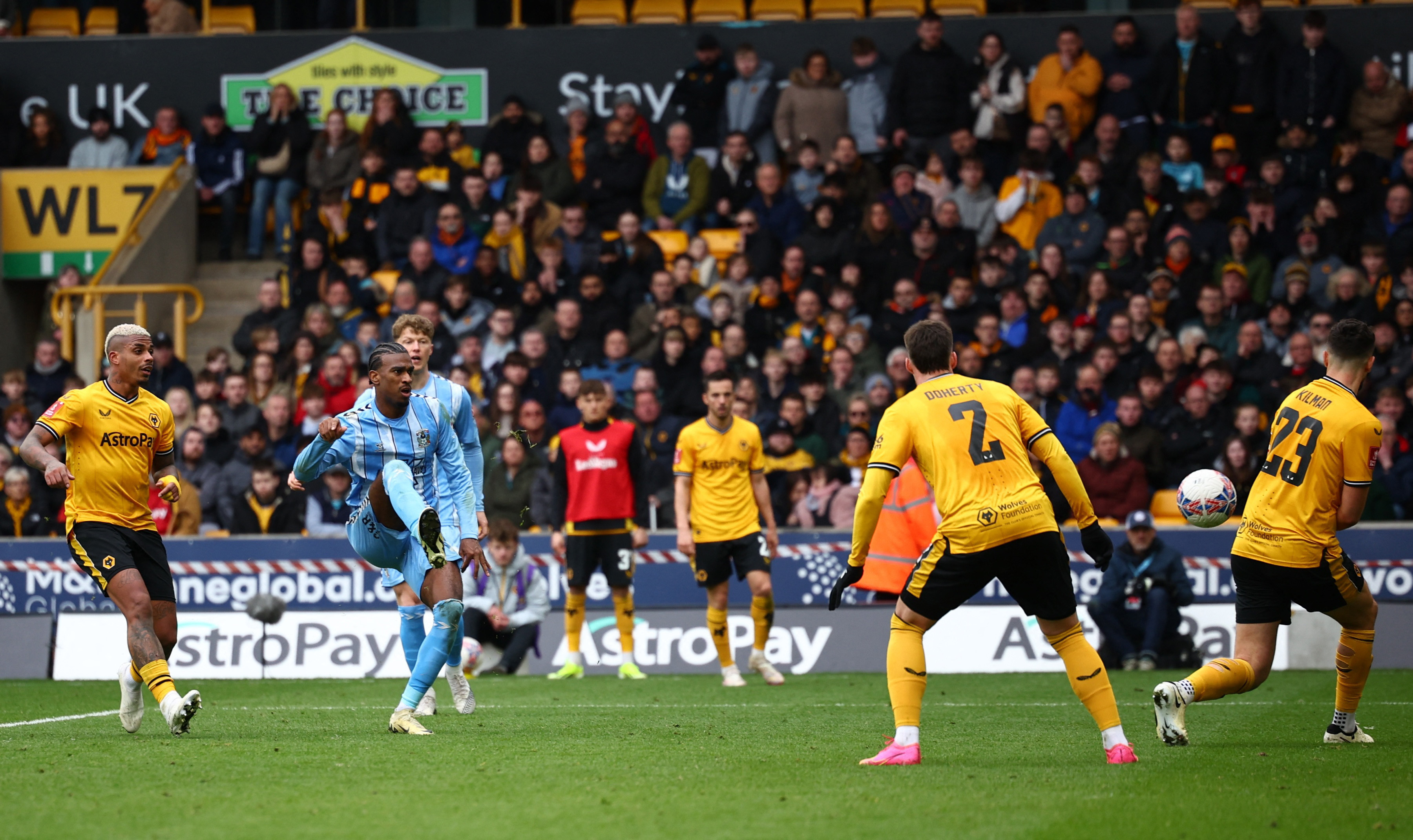 Coventry stun Wolves with two injury-time goals to reach FA Cup semis ...