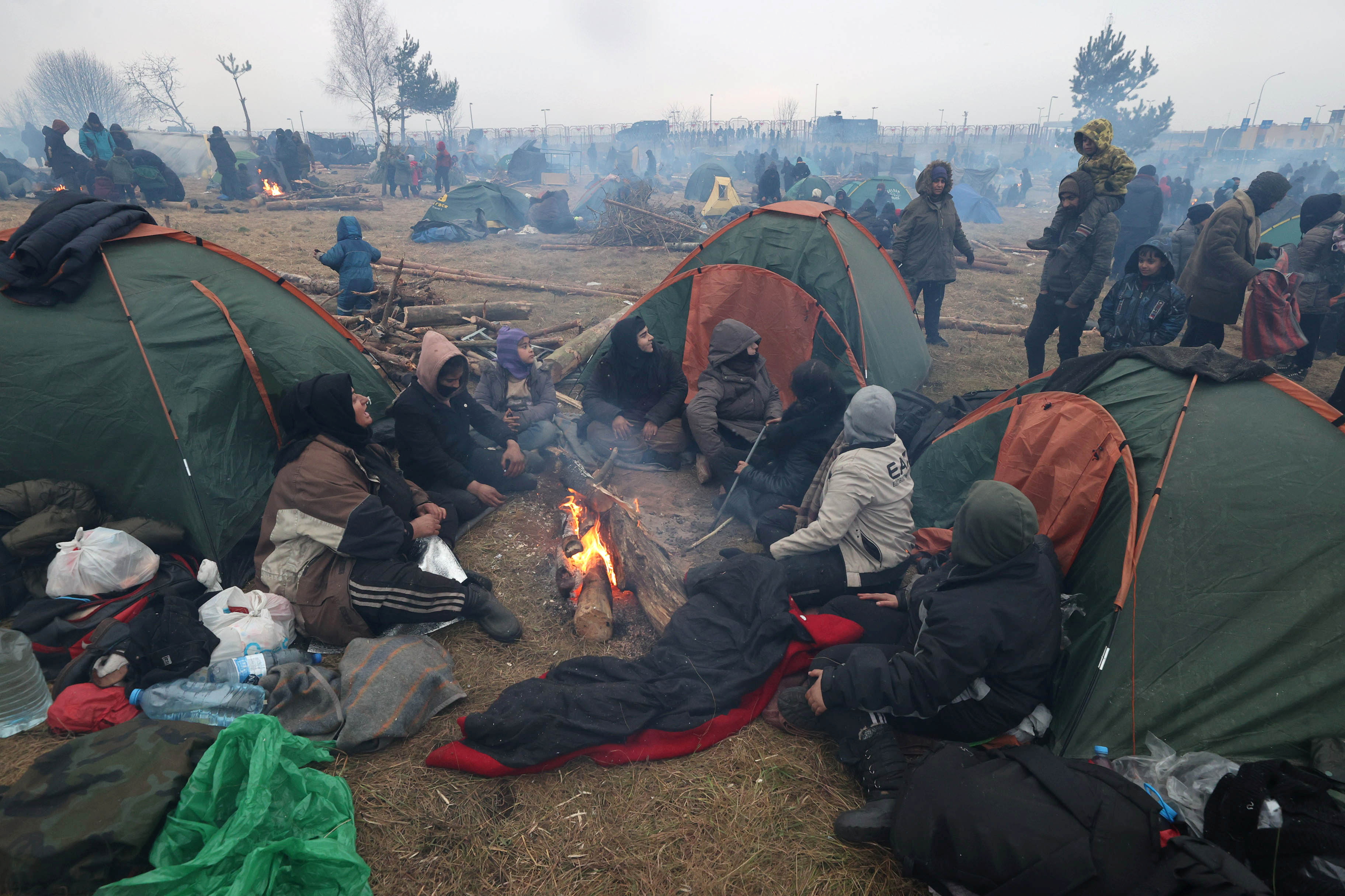 EU to send aid to migrants at Belarus border | Reuters
