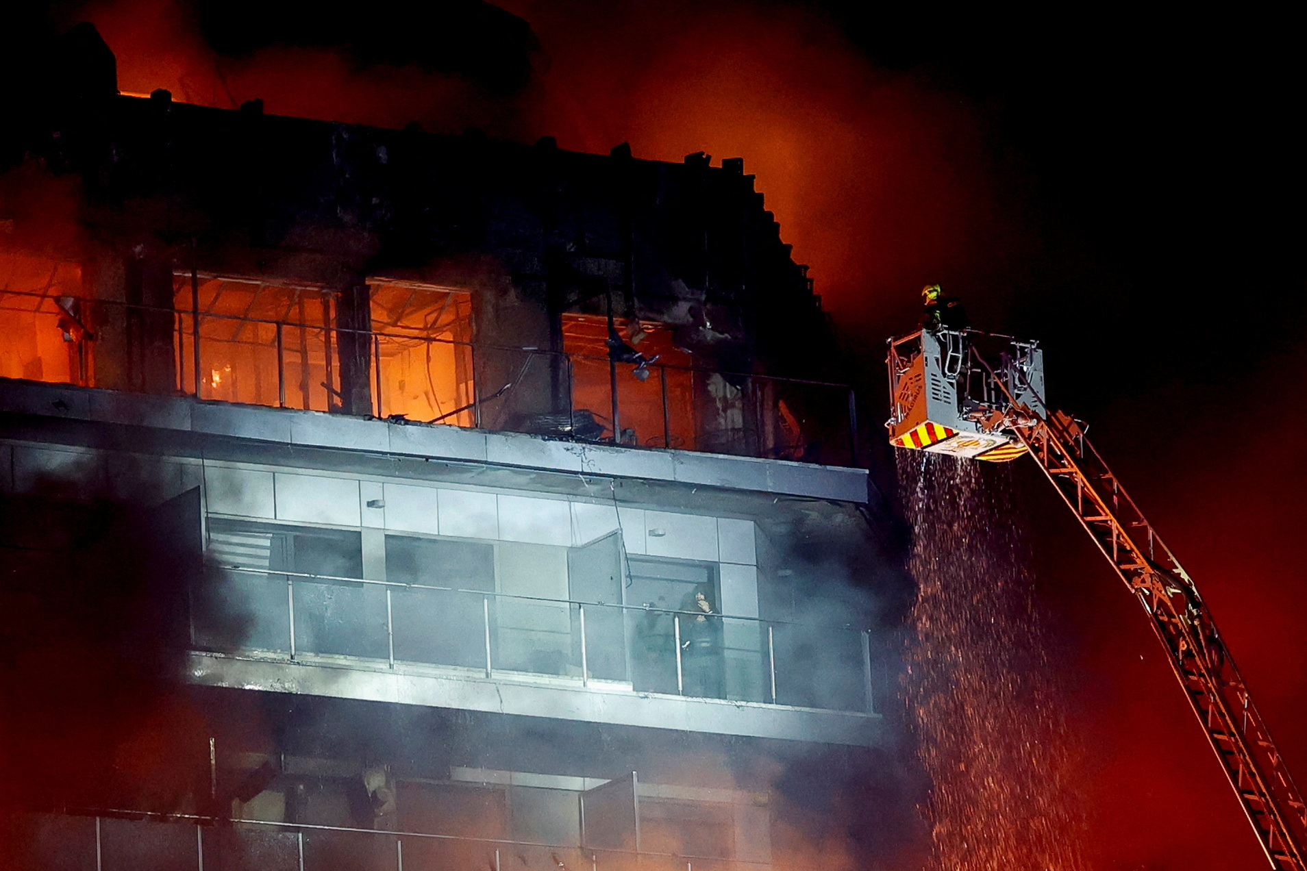 Valencia mourns tower block fire victims as death toll rises to 10 ...