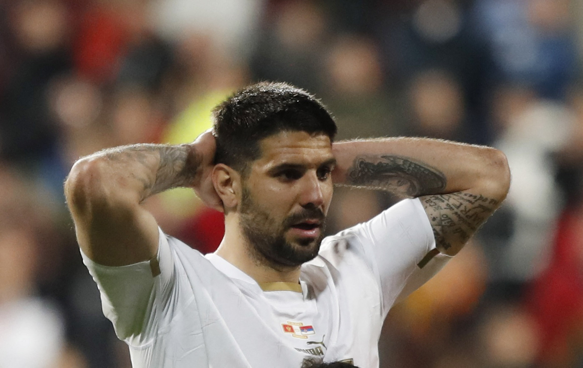 Fulham s Mitrovic Gets Eight match Ban For Shoving Referee Reuters Fulham s Mitrovic Gets Eight match Ban For Shoving Referee Reuters