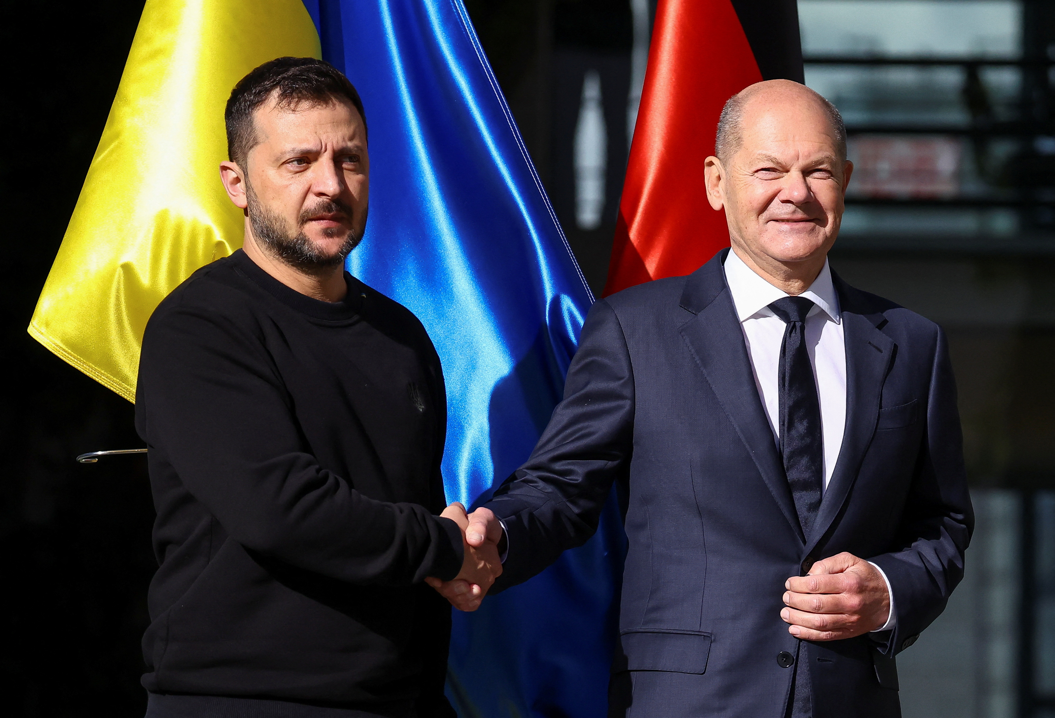 Germany's Scholz announces more military aid as Zelenskiy visits Berlin ...
