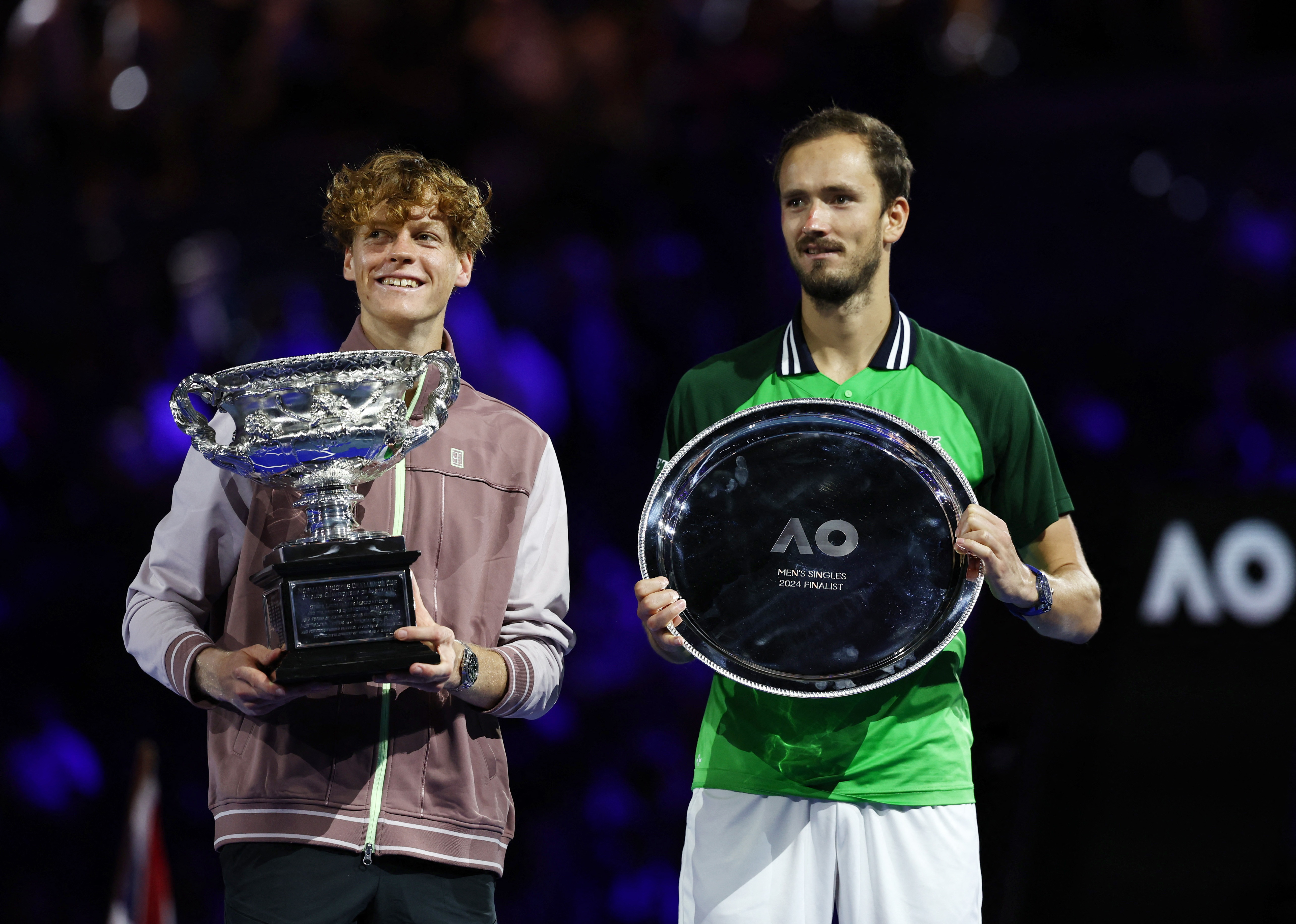 Sinner beats Medvedev at Australian Open for first Grand Slam title in ...