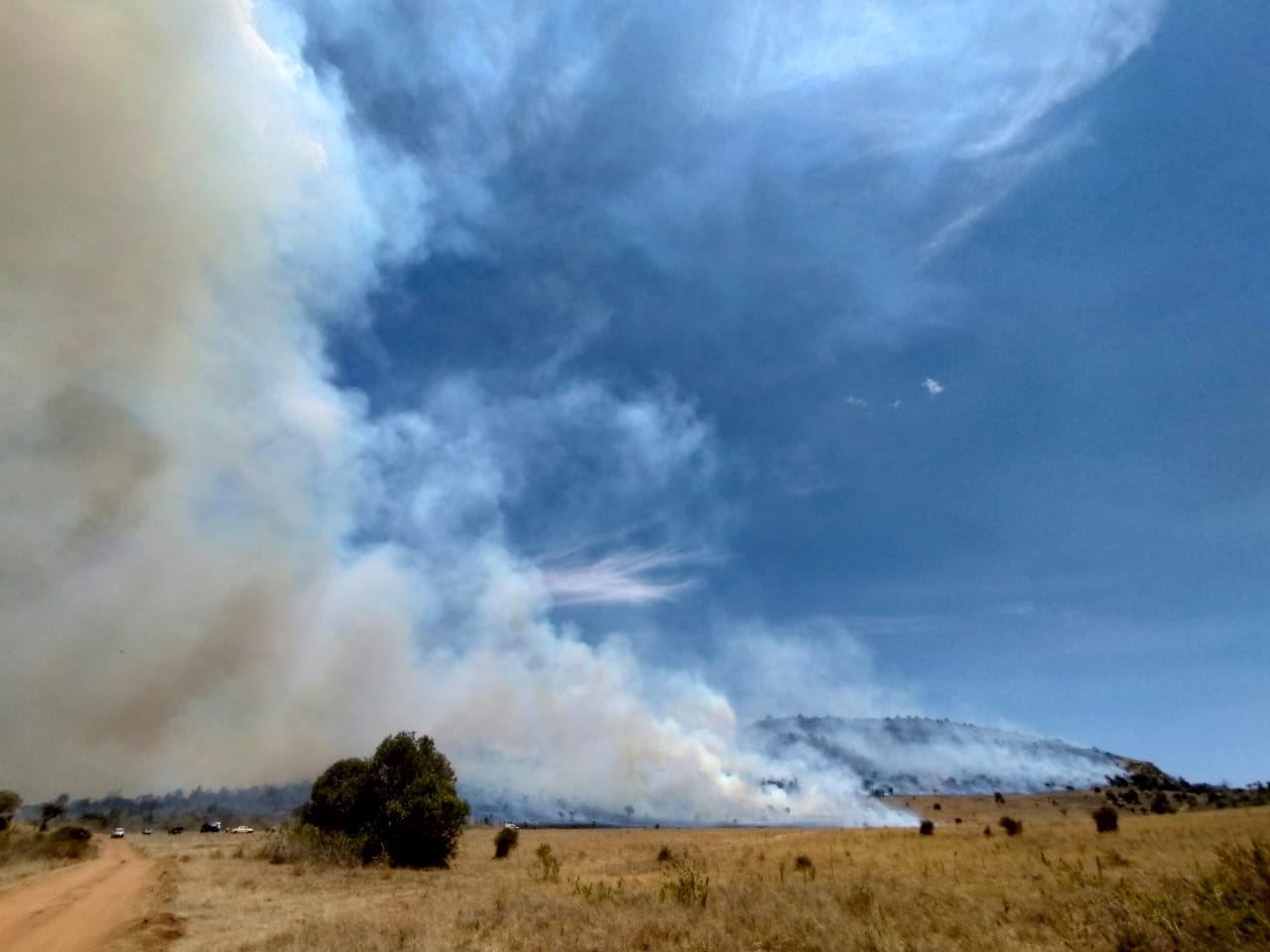 Fire breaks out in Kenya during British military exercise | Reuters