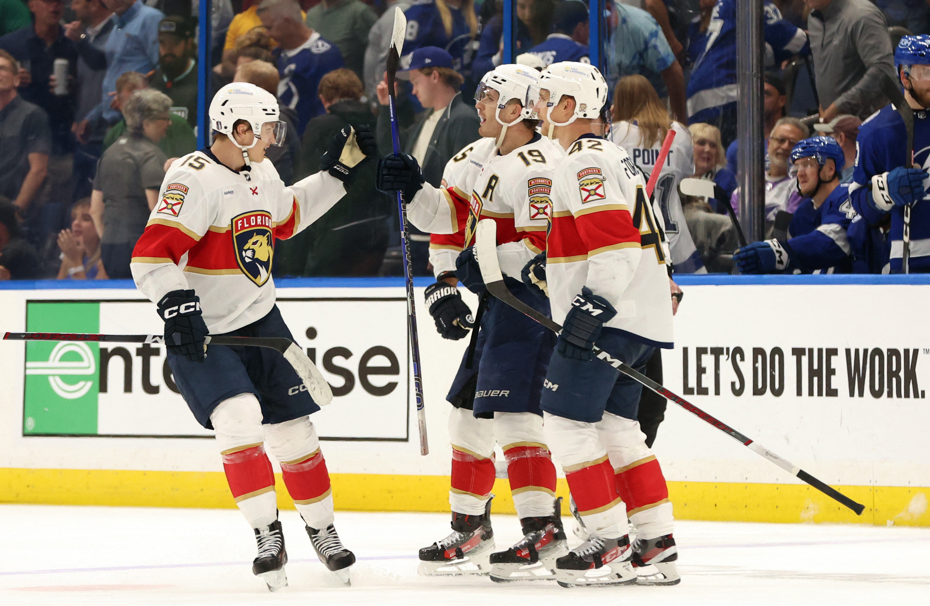 Panthers claim 3-0 series lead on rival Lightning | Reuters