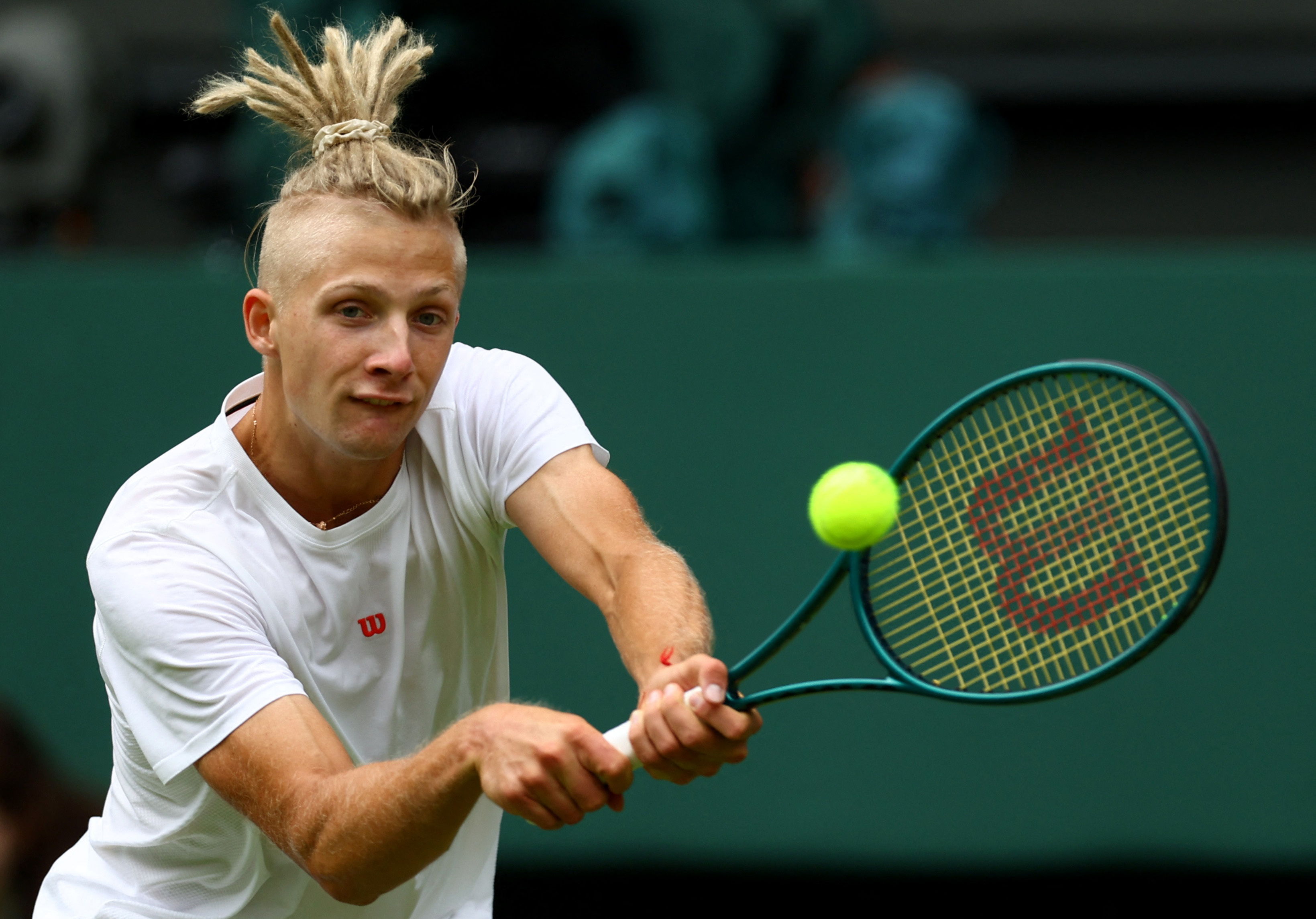 Carlos Alcaraz beats Mark Lajal to reach Wimbledon second round | Reuters