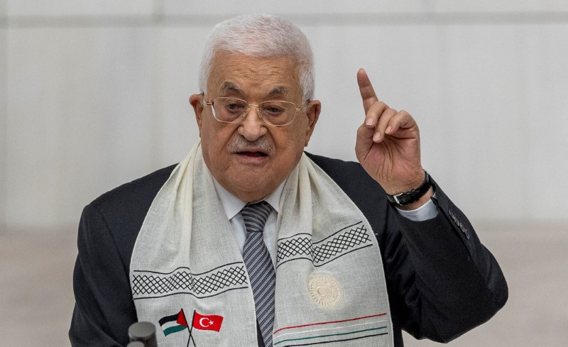 Palestinian leader Abbas tells Turkish parliament he will visit Gaza ...