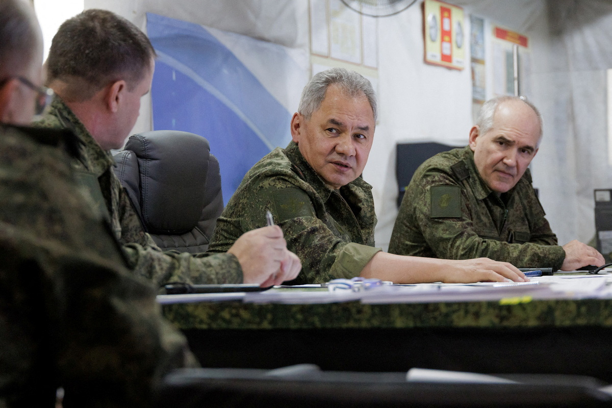 Russian defence minister Shoigu visits troops in Ukraine | Reuters