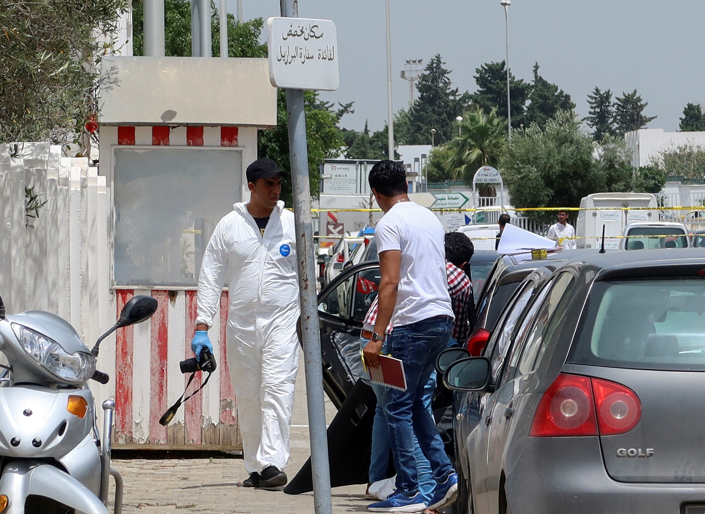 Man fatally stabs police officer outside Brazilian embassy in Tunis ...