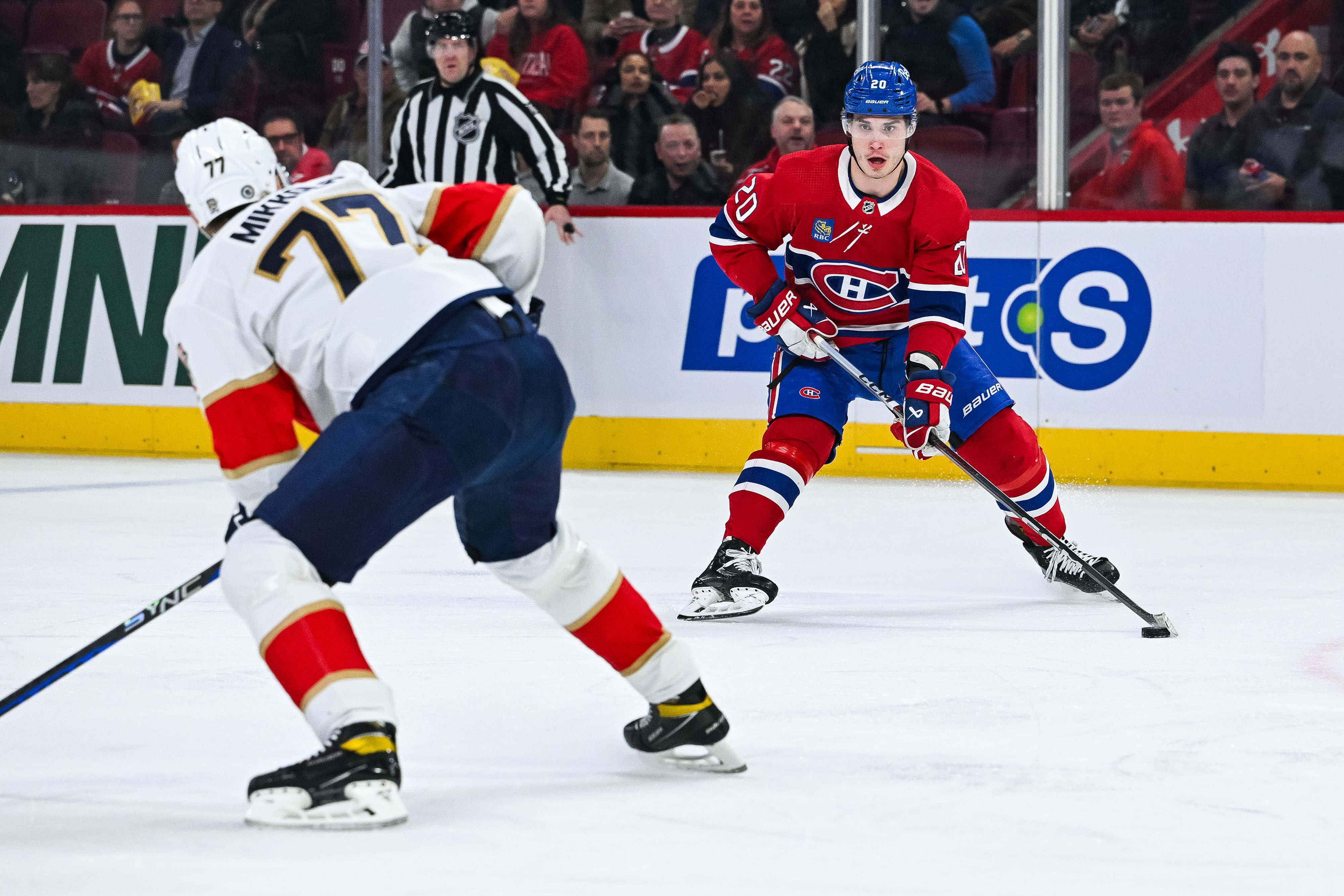 Sean Monahan's two goals lift Habs over Kraken | Reuters