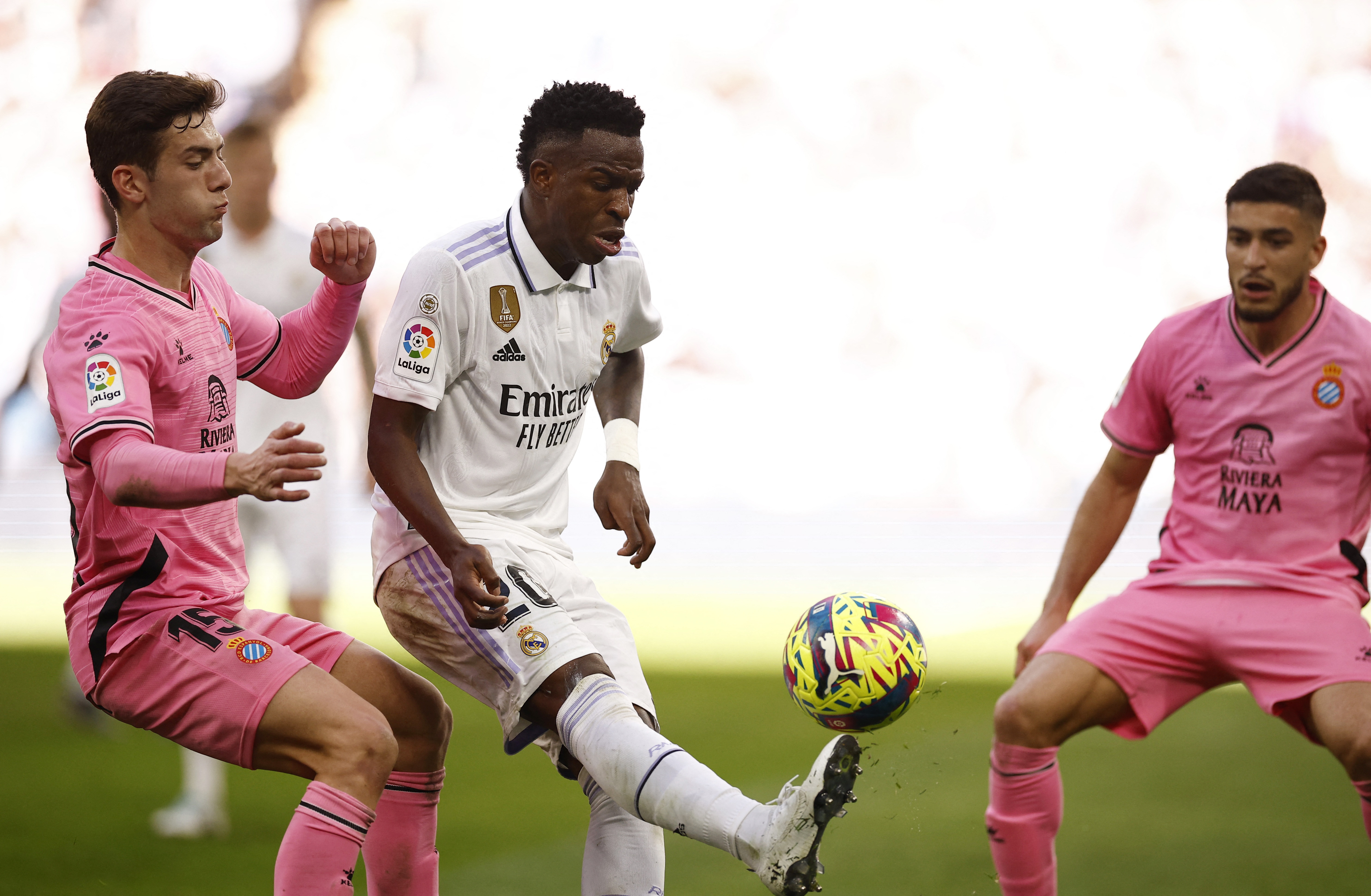 Real claim 3-1 comeback win over Espanyol ahead of crucial week | Reuters