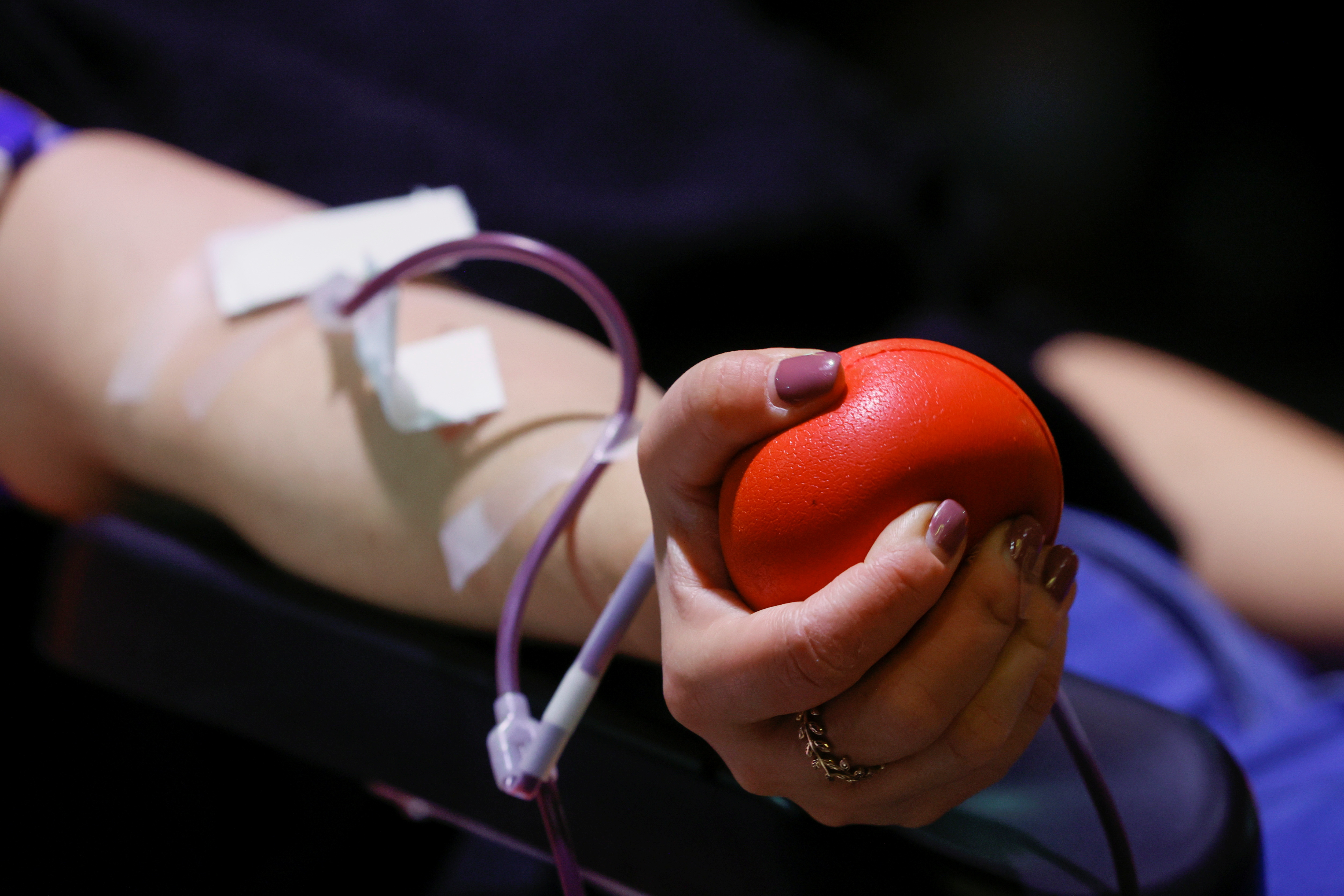 People Giving Blood