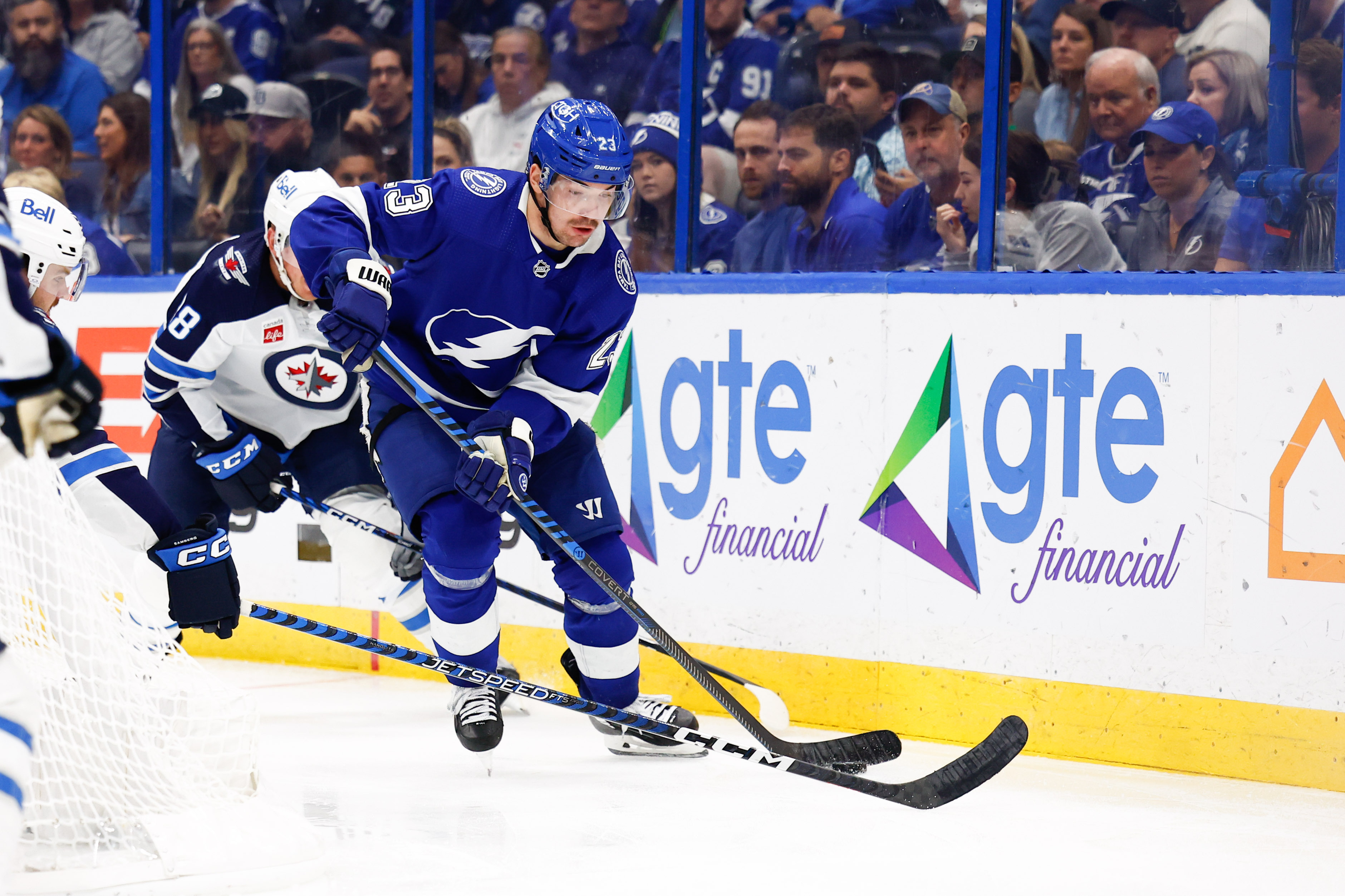 Adam Lowry leads Jets past Lightning in overtime | Reuters