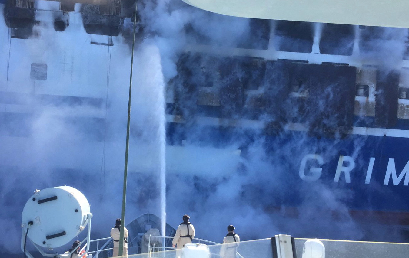 Three trapped, nine missing after flames engulf Greece-Italy ferry ...
