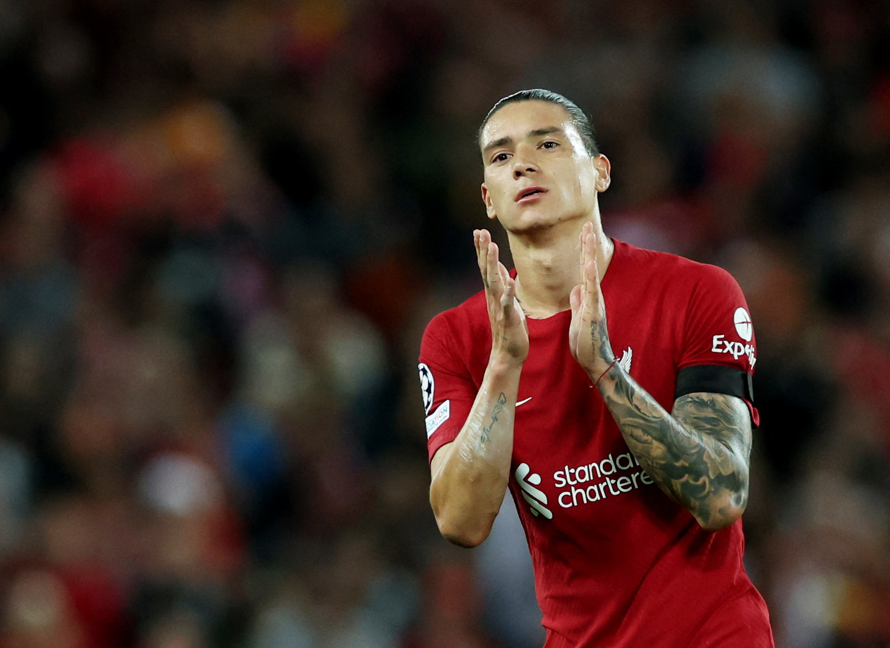 Nunez needs to 'calm down' in front of goal, says Klopp | Reuters