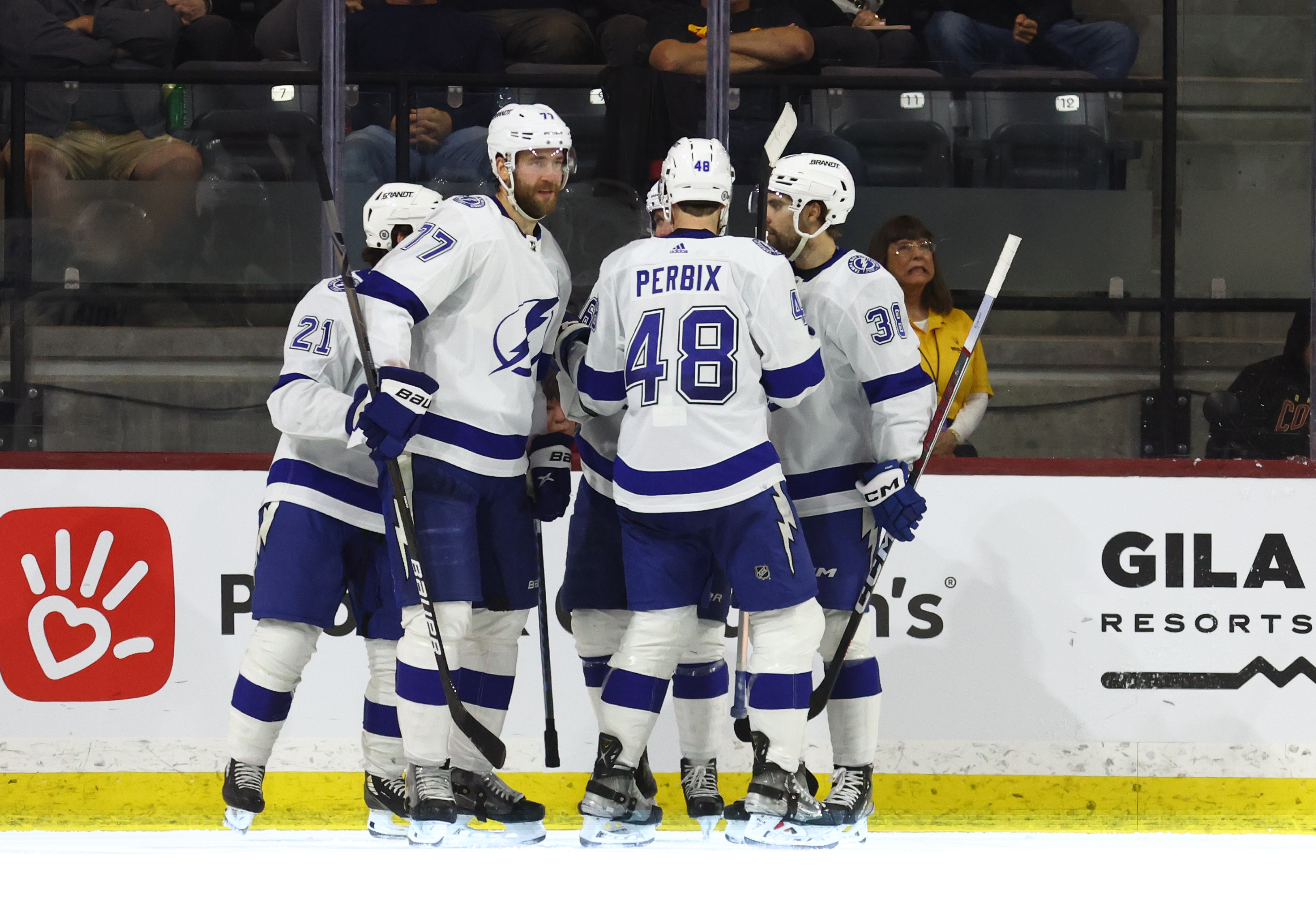 Michael Carcone scores twice as Coyotes trip Lightning | Reuters