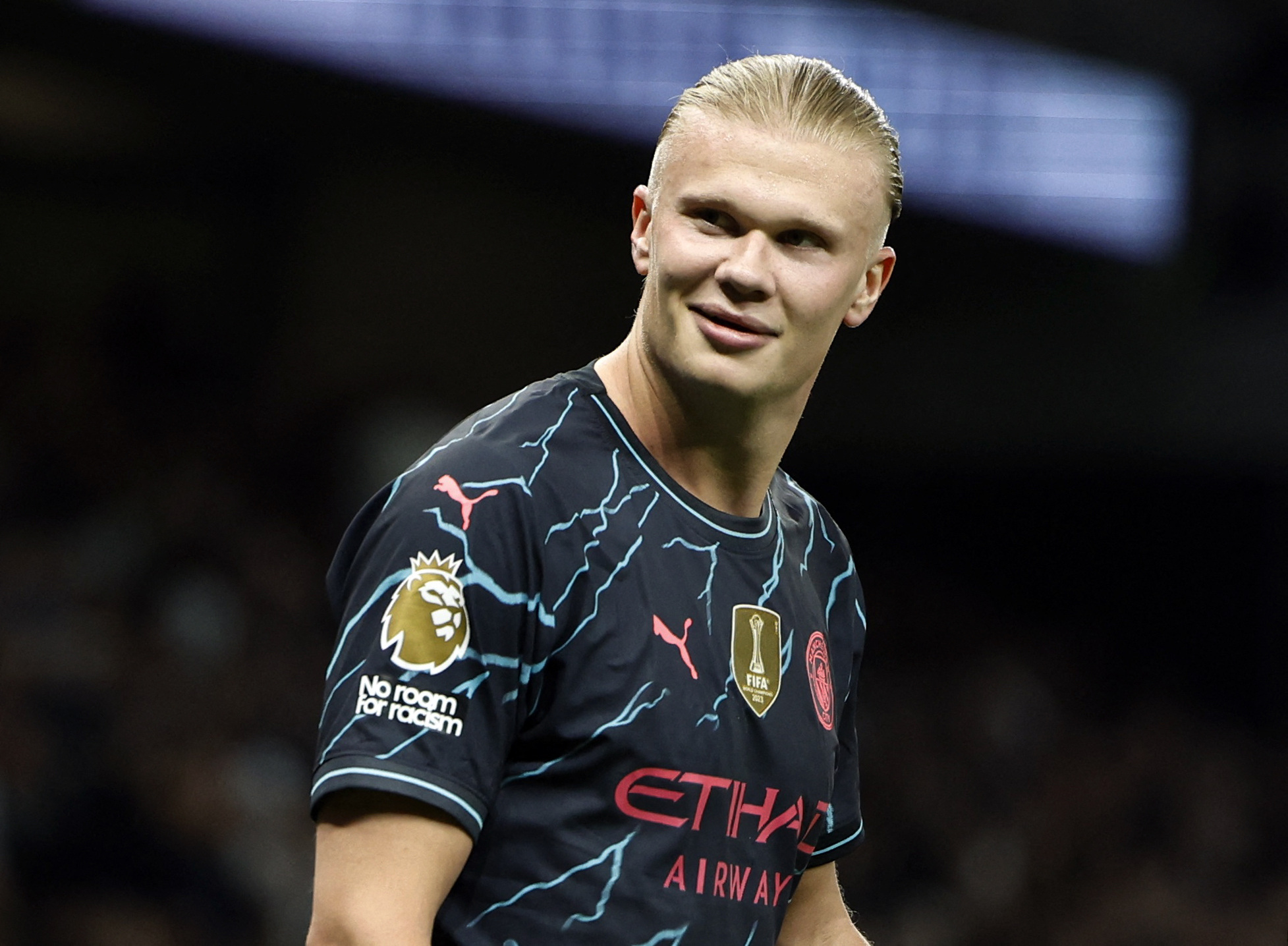 Haaland double puts Man City on brink of title | Reuters