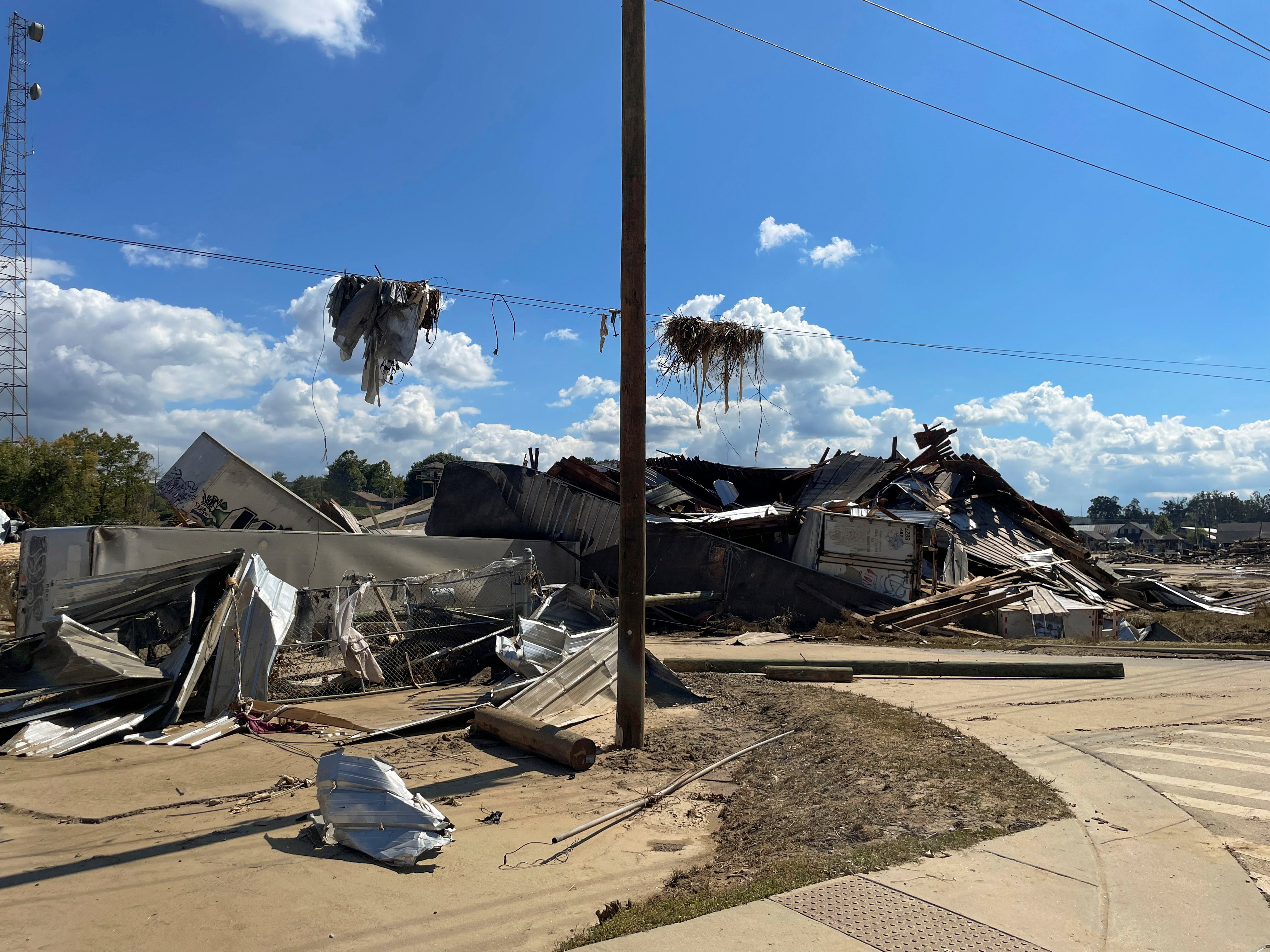 Helene aftermath: Scenes from the devastation in North Carolina ...
